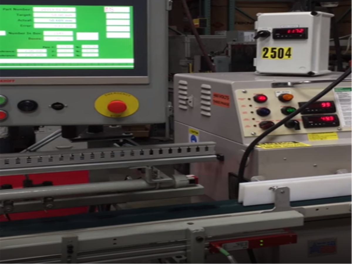 Length-Section Light Scanner Discrete Part Length Measurement - ELOVIS